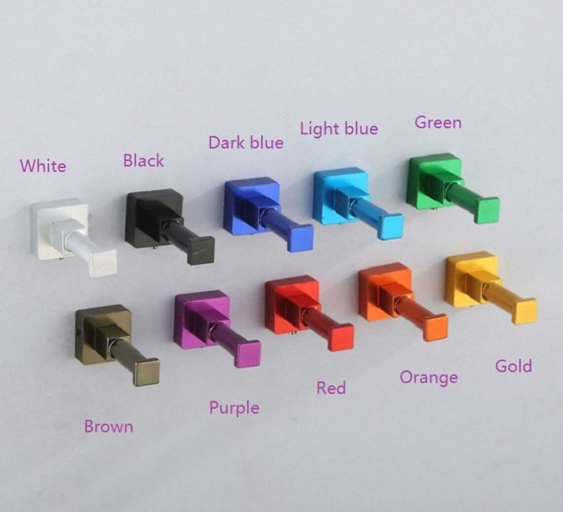 Colorful Hooks Decorative Hooks / Wall Hooks Coat Hangers Wall - Etsy