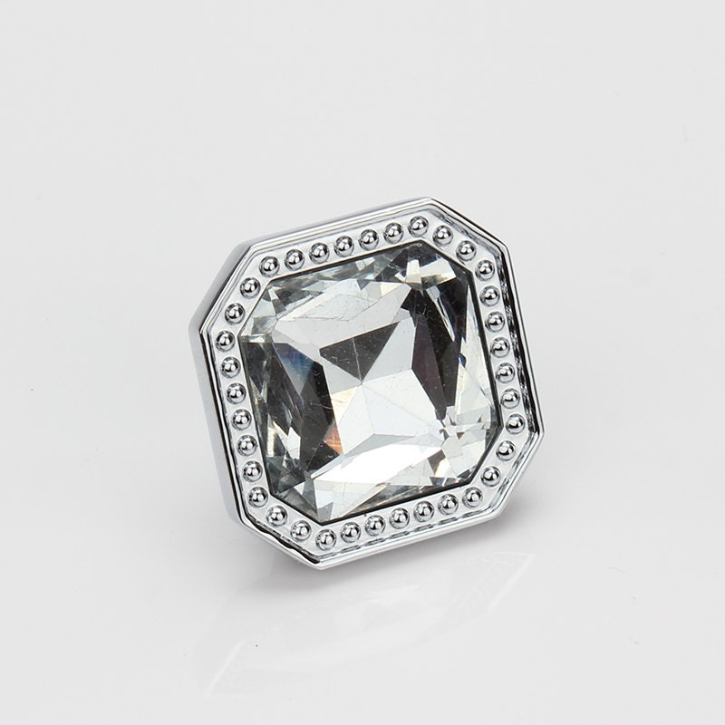 Sparkle Glass Knobs / Crystal Dresser Drawer Knobs Pulls | Etsy