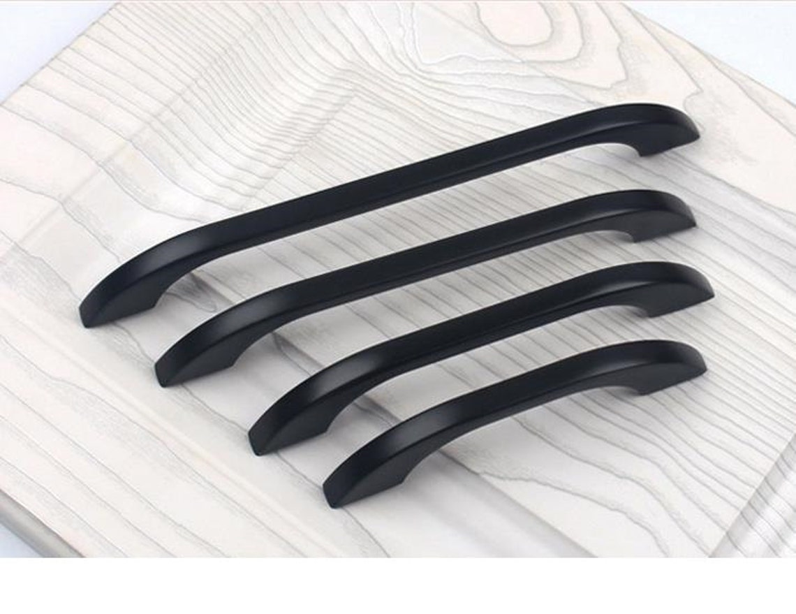 Large Black Pulls Kitchen Cabinet Door Handle Pull Drawer Pull - Etsy