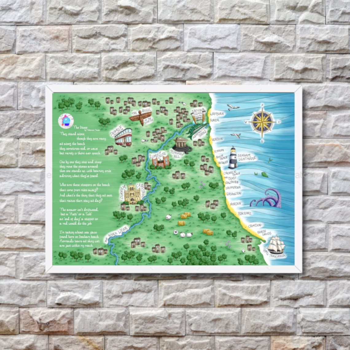 Trio of Art Prints Sights of Seaham Historic Hartlepool - Etsy