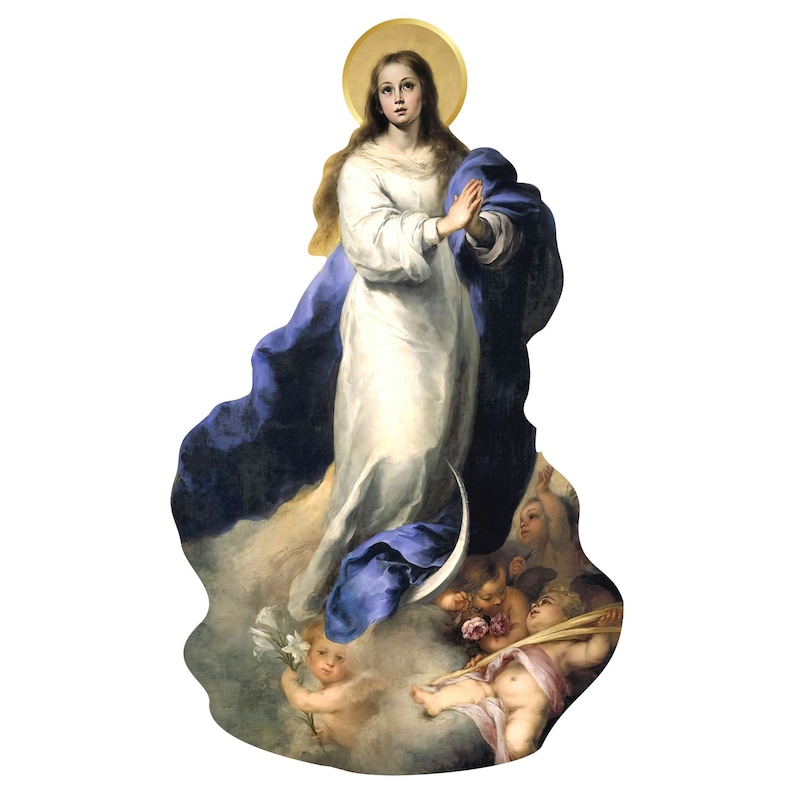 Three 8"x10" DIGITAL Downloads Immaculate Conception Assumption Virgin ...