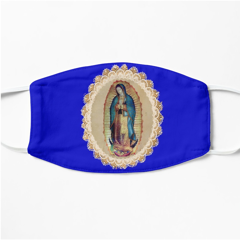 Our Lady of Guadalupe Virgin Mary Zarape Catholic Mask Face - Etsy