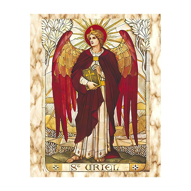 Archangels Michael Gabriel Raphael and Uriel Icon Angel Lot of | Etsy