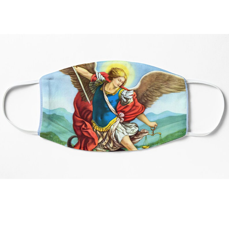 Saint Michael the Archangel Angel Catholic Face Mask Cover 200 - Etsy