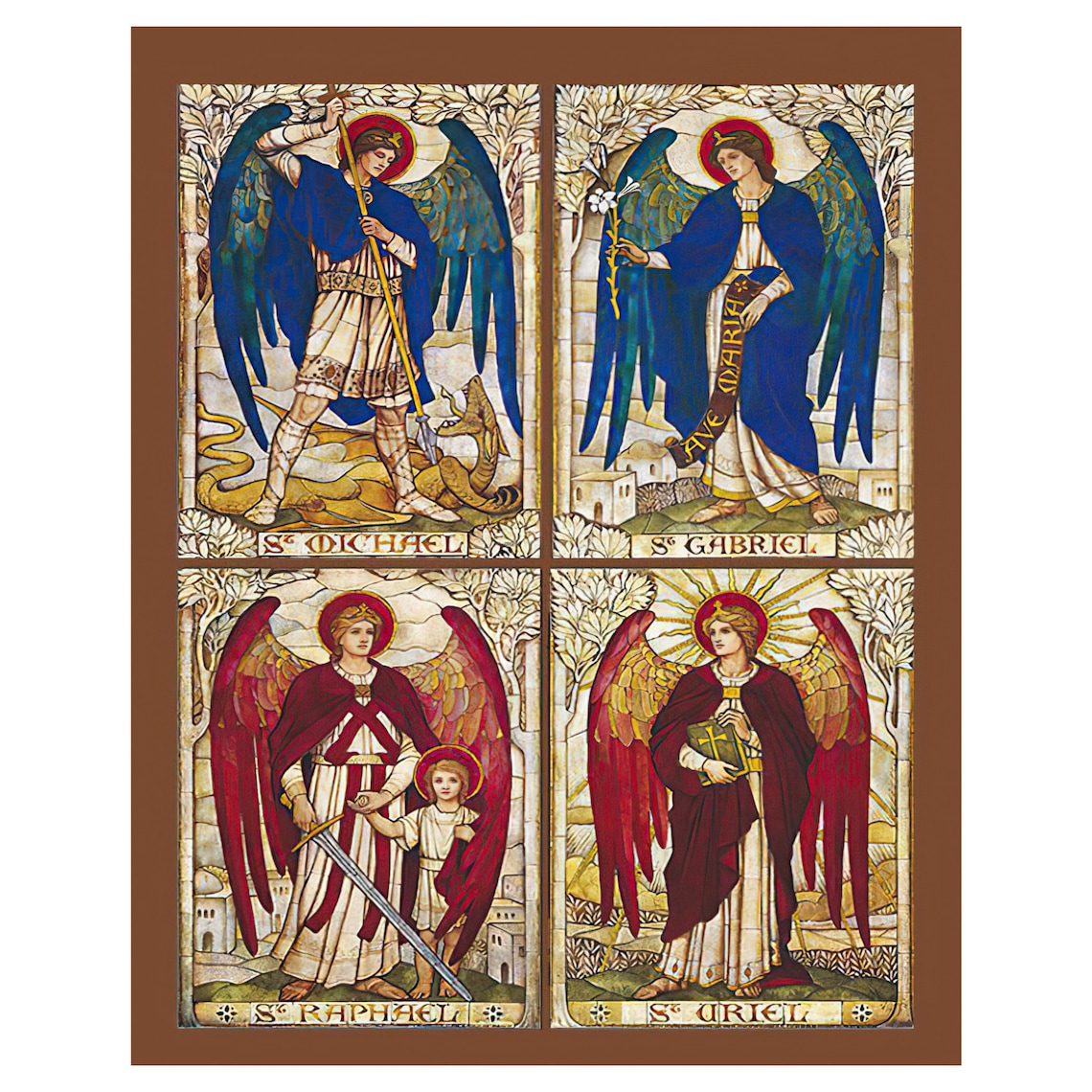 DIY DIGITAL PRINT St Michael St Gabriel St Raphael St | Etsy