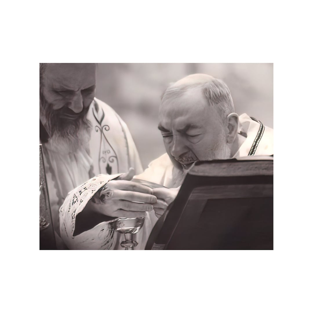 8"x10" DIGITAL St Padre Pio Catholic Saint DIY Poster Digital Printable ...