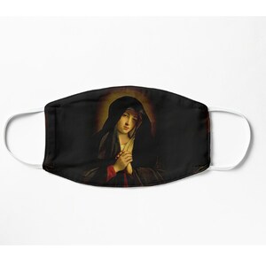 Our Lady of Sorrows Dolorosa Virgin Mary Saint Catholic Mask Face Cover ...