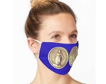 Miraculous Medal Face Mask - Etsy