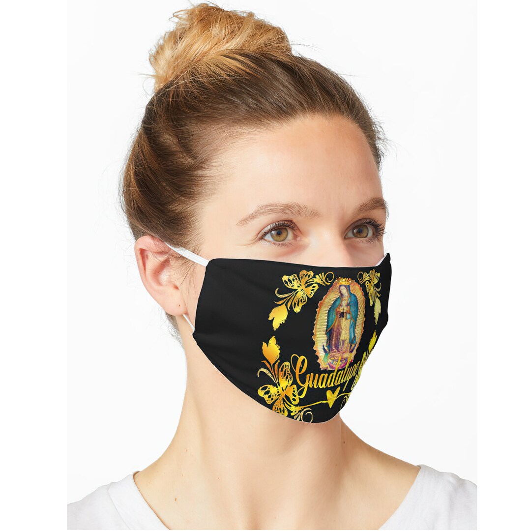 Our Lady of Guadalupe Face Mask - Virgen Maria Catholic Mask - Etsy