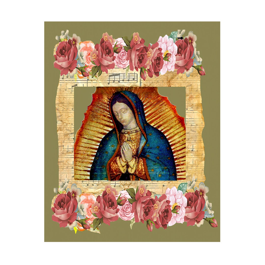 Our Lady of Guadalupe Roses 207 Print Picture Poster - Etsy