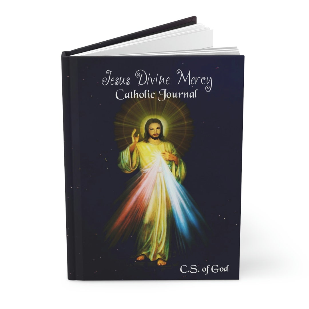 Jesus Divine Mercy, Catholic Journal Hardcover Journal Matte - Etsy