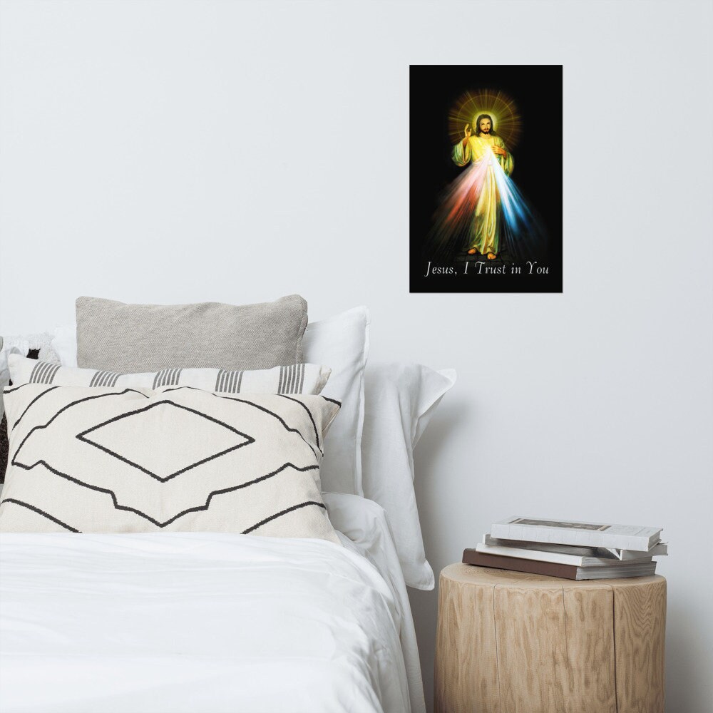 Jesus Divine Mercy Poster | Etsy