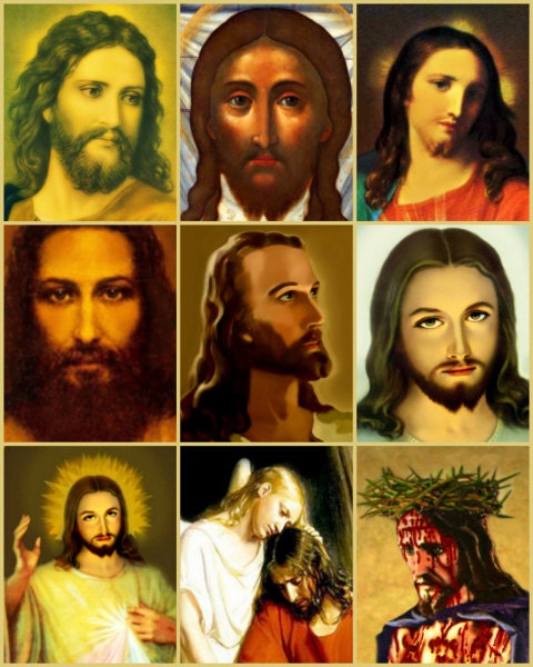8x10 DIY DIGITAL DOWNLOAD Jesus Collage 9 Images - Etsy