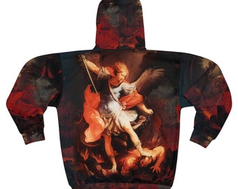 St. Michael Hoodie - Etsy