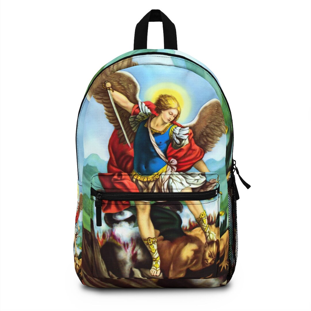 St Michael Archangel Angel Catholic Saint Backpack - Etsy