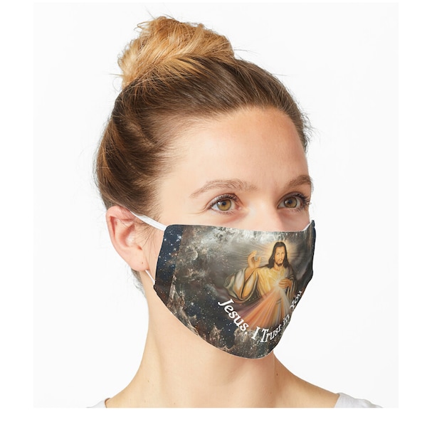Jesus Face Mask - Etsy