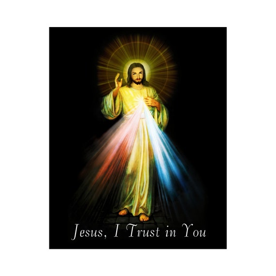 16x20 DIGITAL DOWNLOAD Jesus Divine Mercy Image Printable - Etsy
