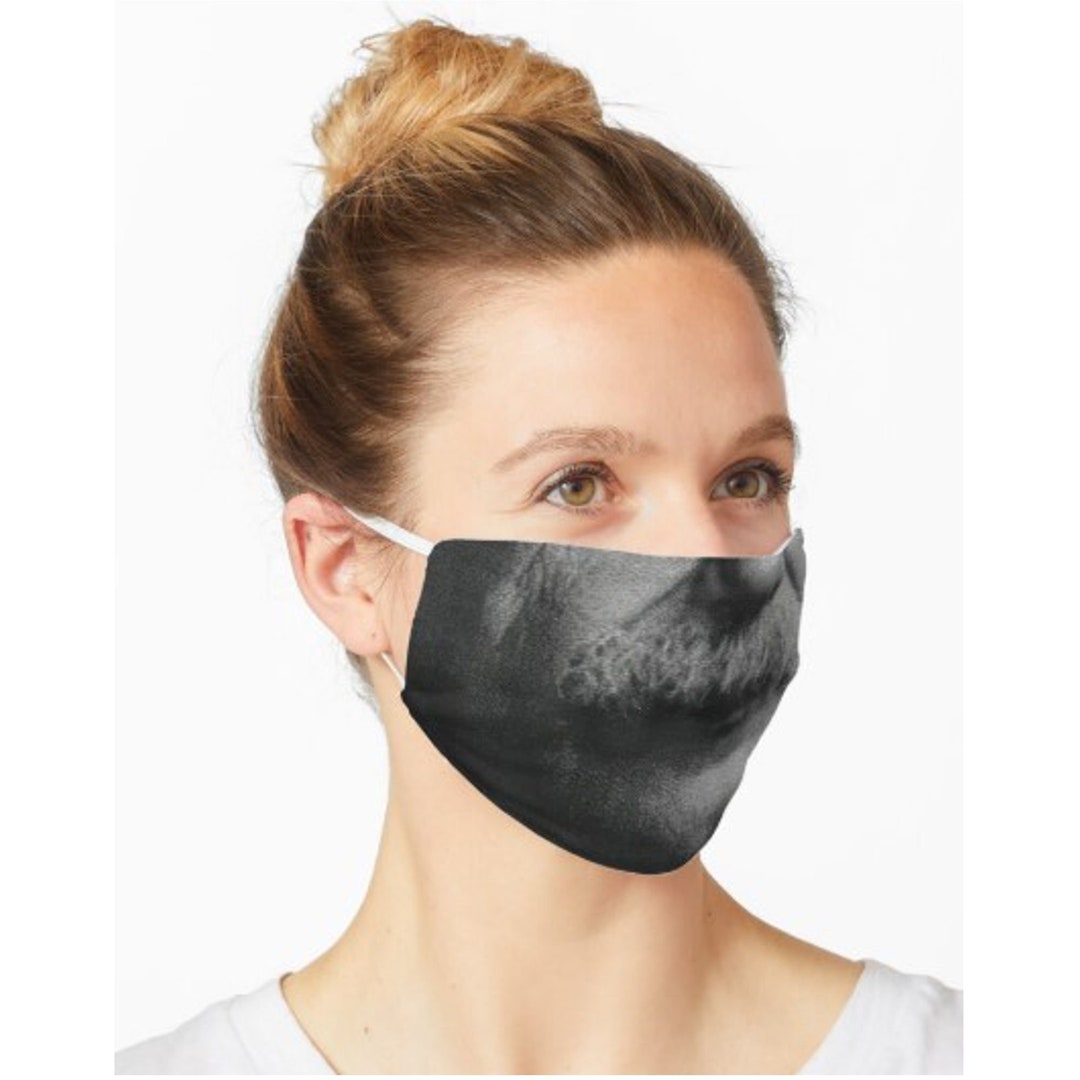 Einstein Smile Mustache Face Lips Mask Face Cover - Etsy