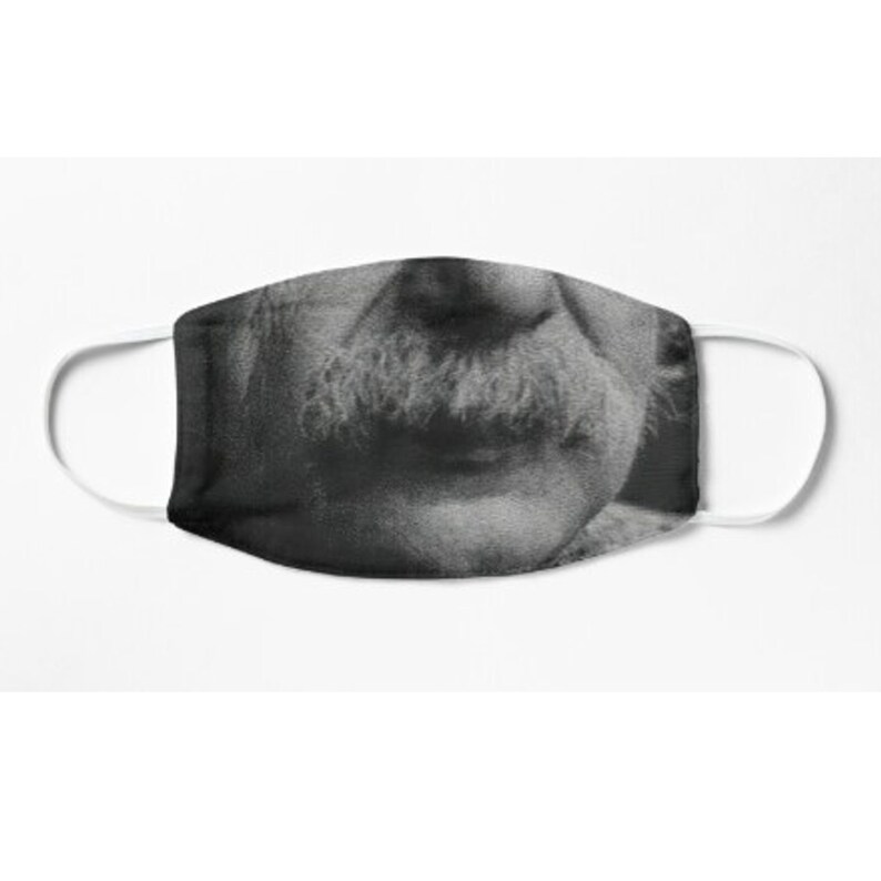 Einstein Smile Mustache Face Lips Mask Face Cover - Etsy