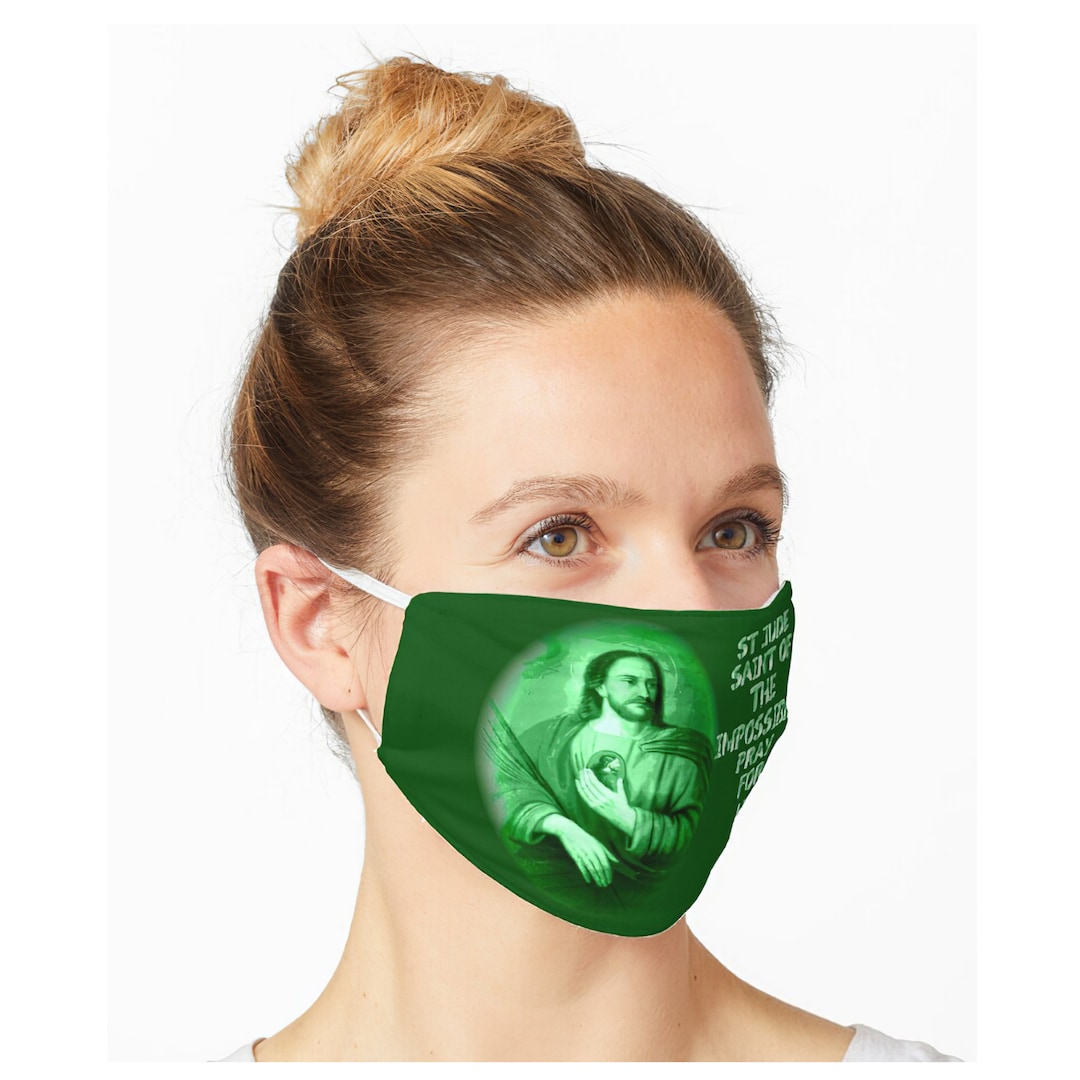 St Jude Thadeus Apostle - Saint of the Impossible Mask Face Cover 202 ...