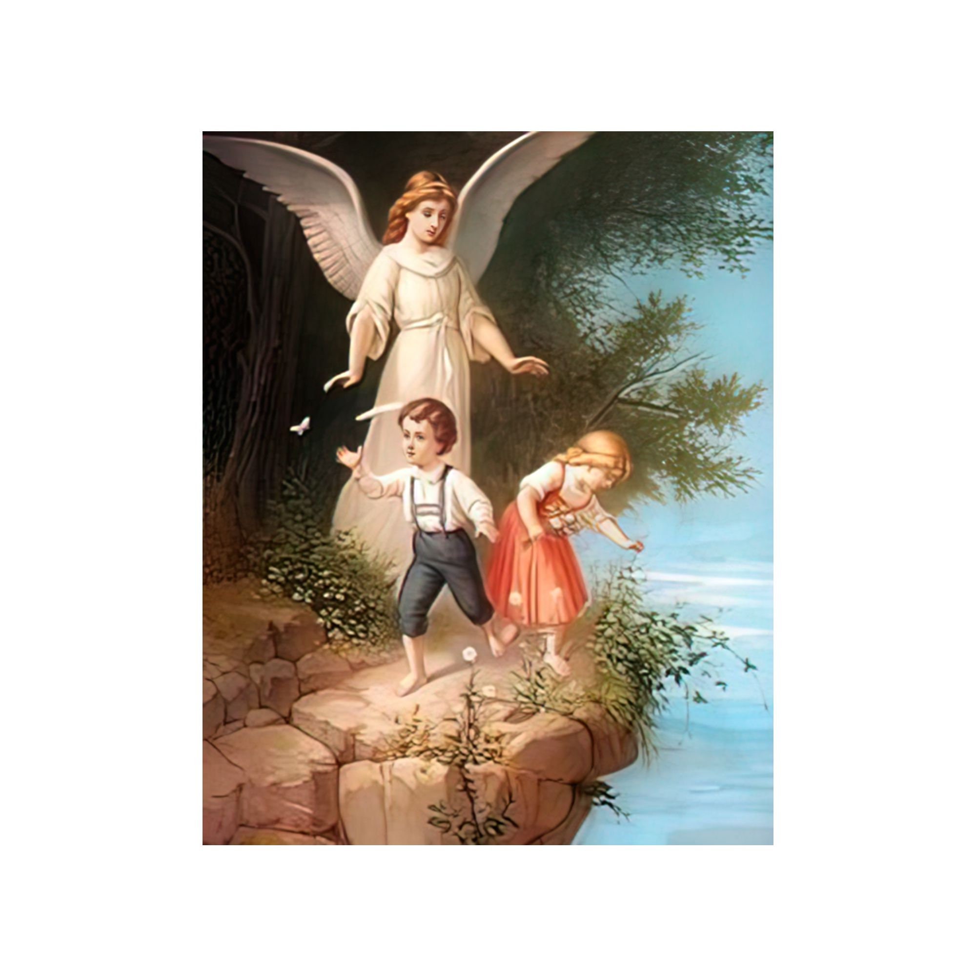 Guardian Angel Vintage Picture Poster - Etsy