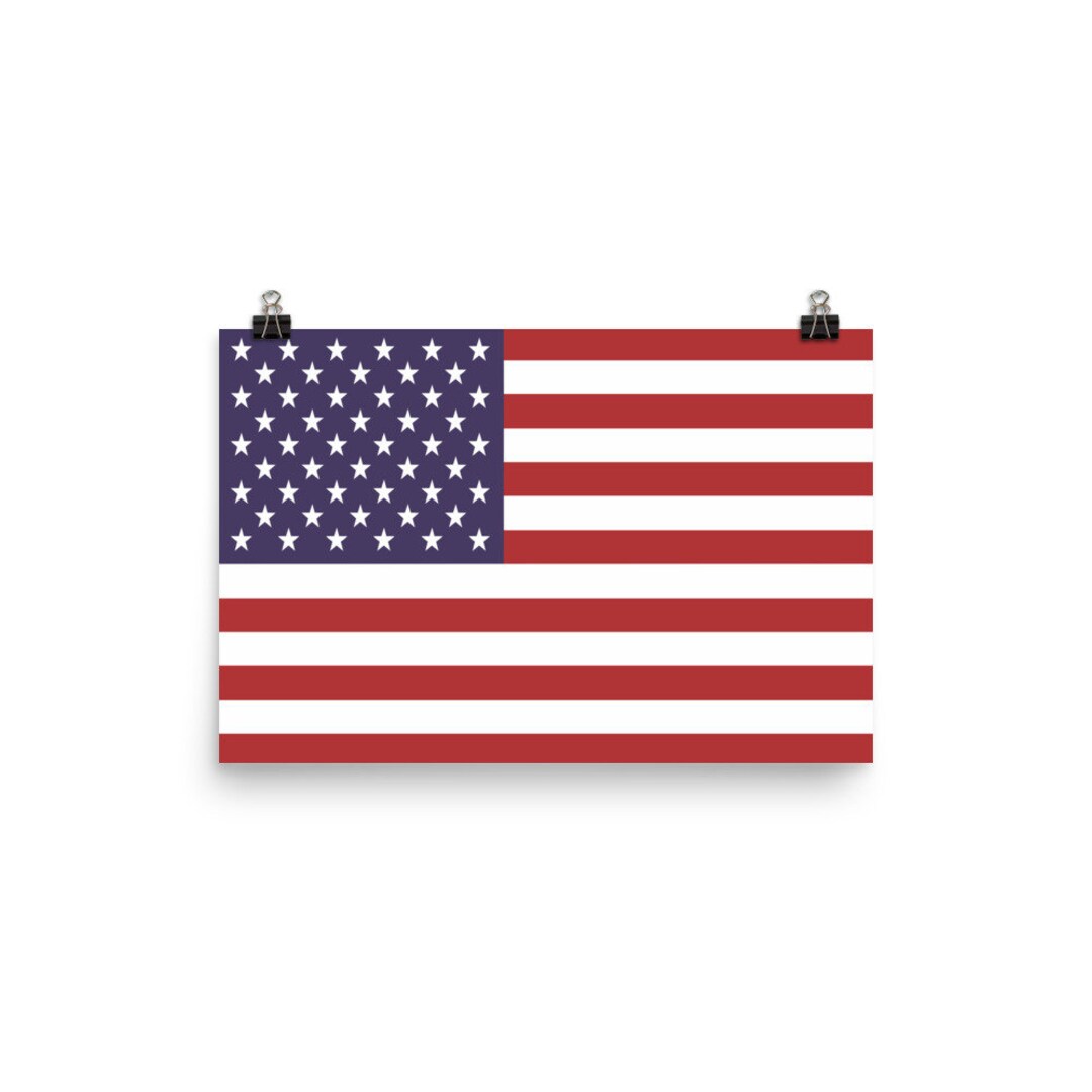 United States Flag USA Poster - Etsy