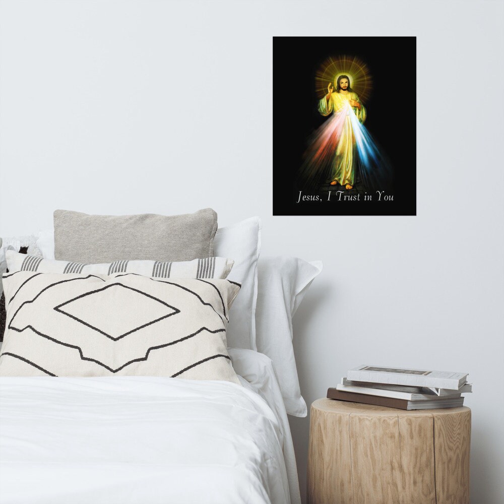 Jesus Divine Mercy Poster | Etsy
