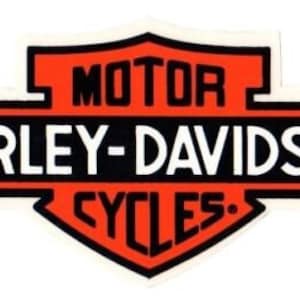 Harley Davidson Number 1 Decal - Etsy