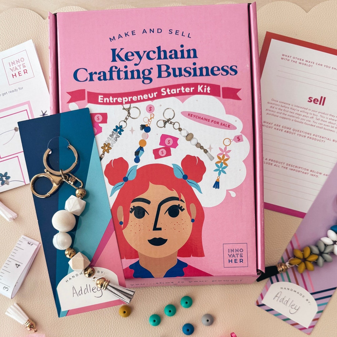 DIY Craft Kits for Empowering Girls Keychain Making Kits Unique Craft ...