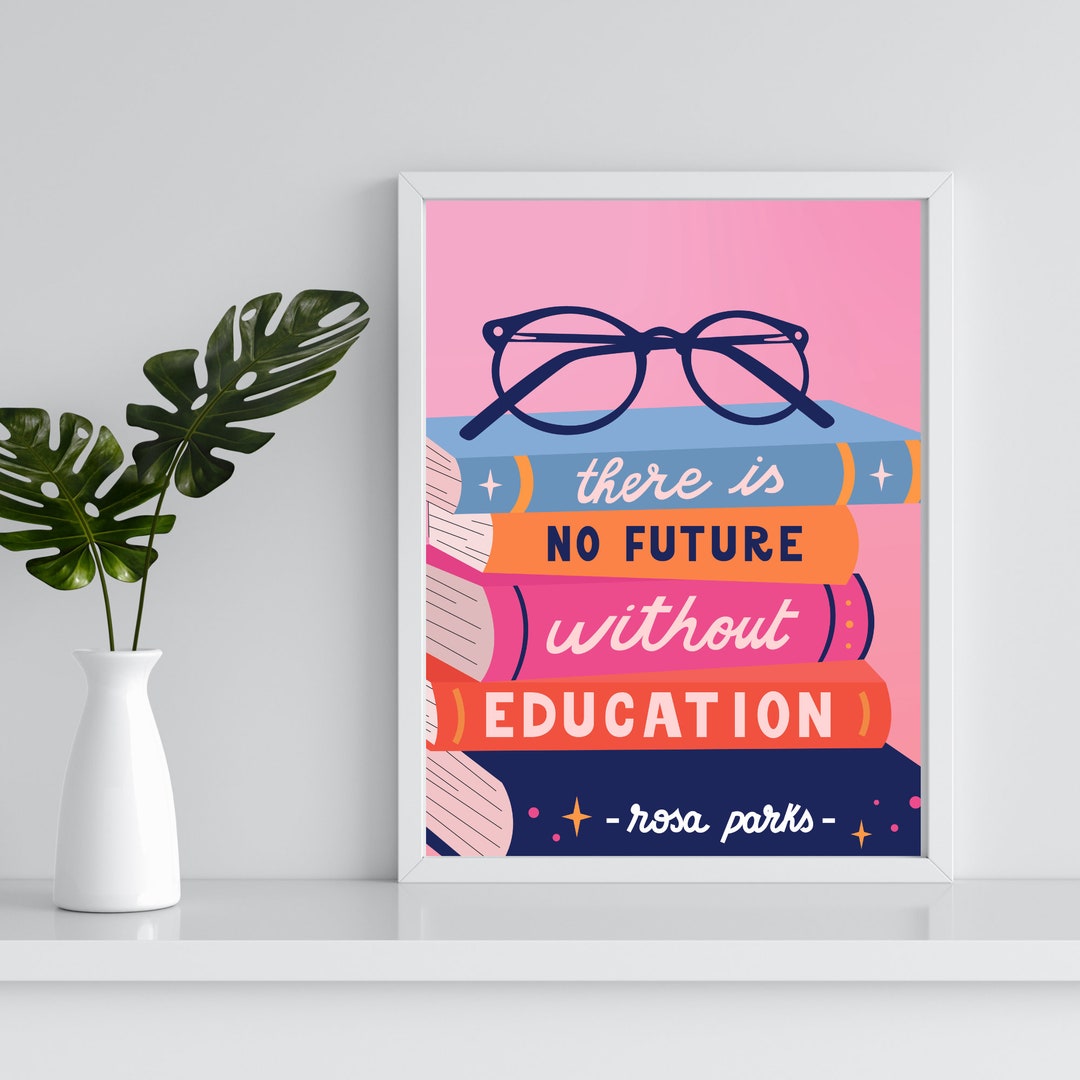 Rosa Parks Inspirational Quote Black History Month Poster Classroom ...