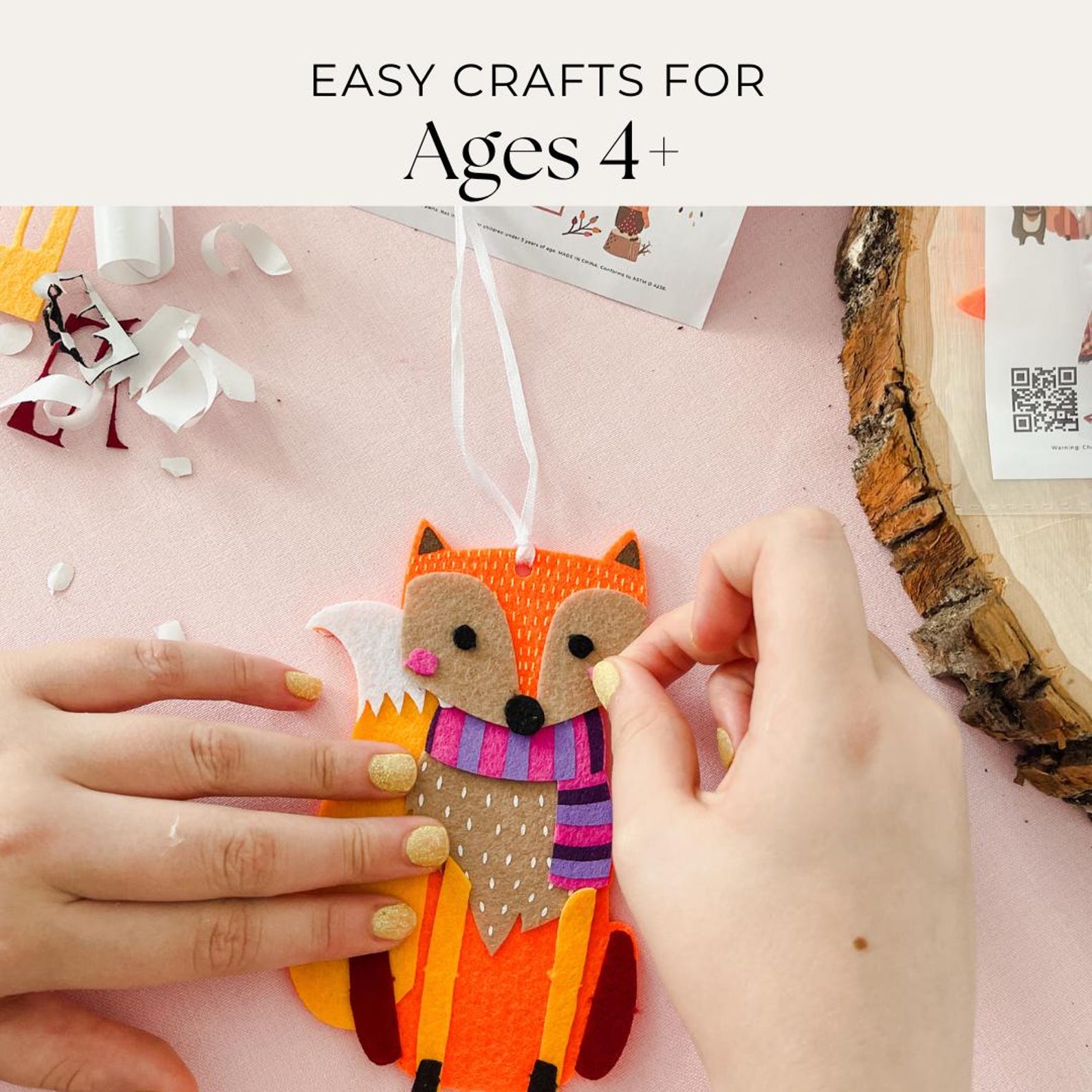 Felt Pumpkin Craft Kit: Easy Thanksgiving Kids Activity - Etsy