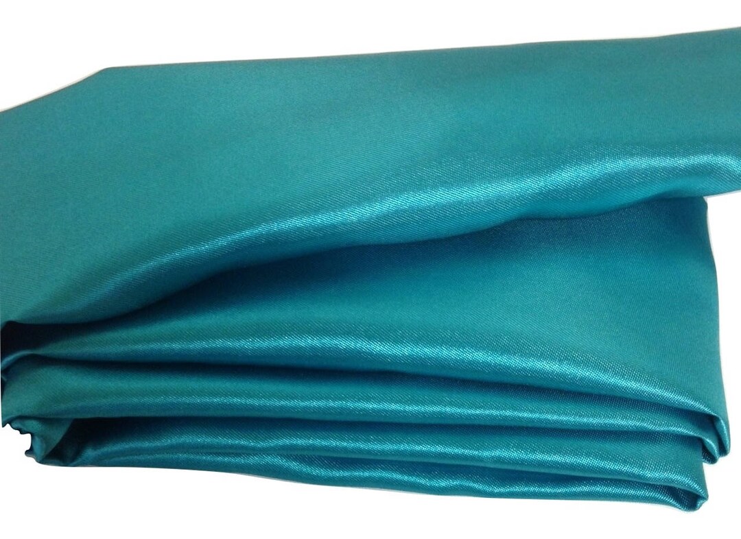 Cord Cover Turquoise Satin Fabric Handmade in USA 100 Sizes Available ...