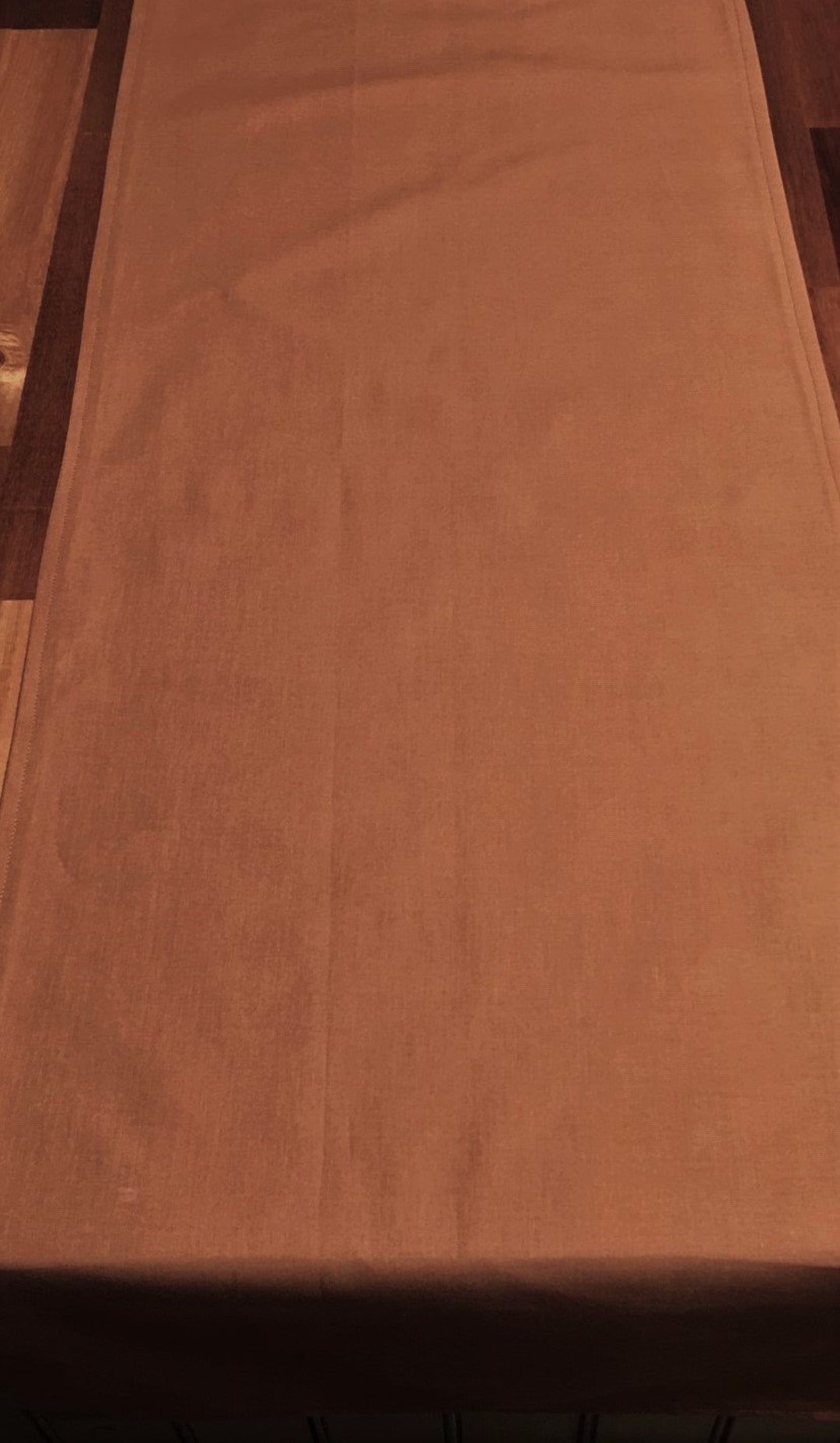 Hazelnut Brown Cotton Fabric Table Runner - Handmade in USA - 15 Sizes ...