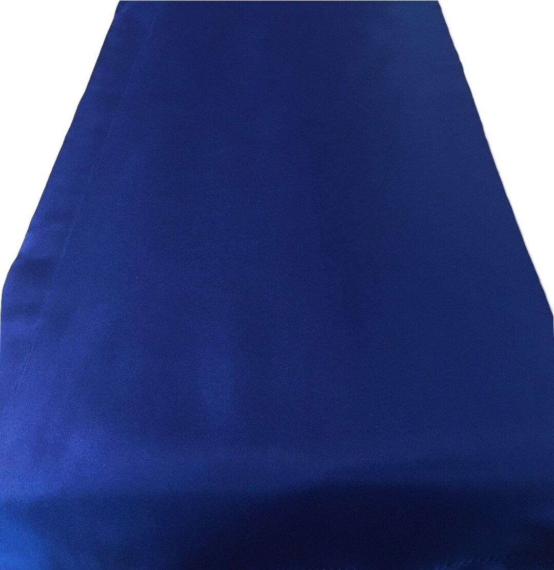 Table Runner Royal Blue Satin 32 Lengths and Widths to Choose From - Etsy