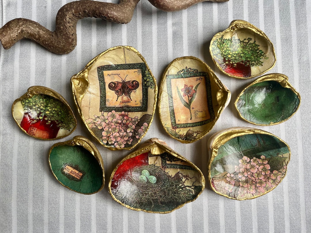Garden Room by Arnie Fisk Shell Art Set,botanical Butterfly Dairy ...