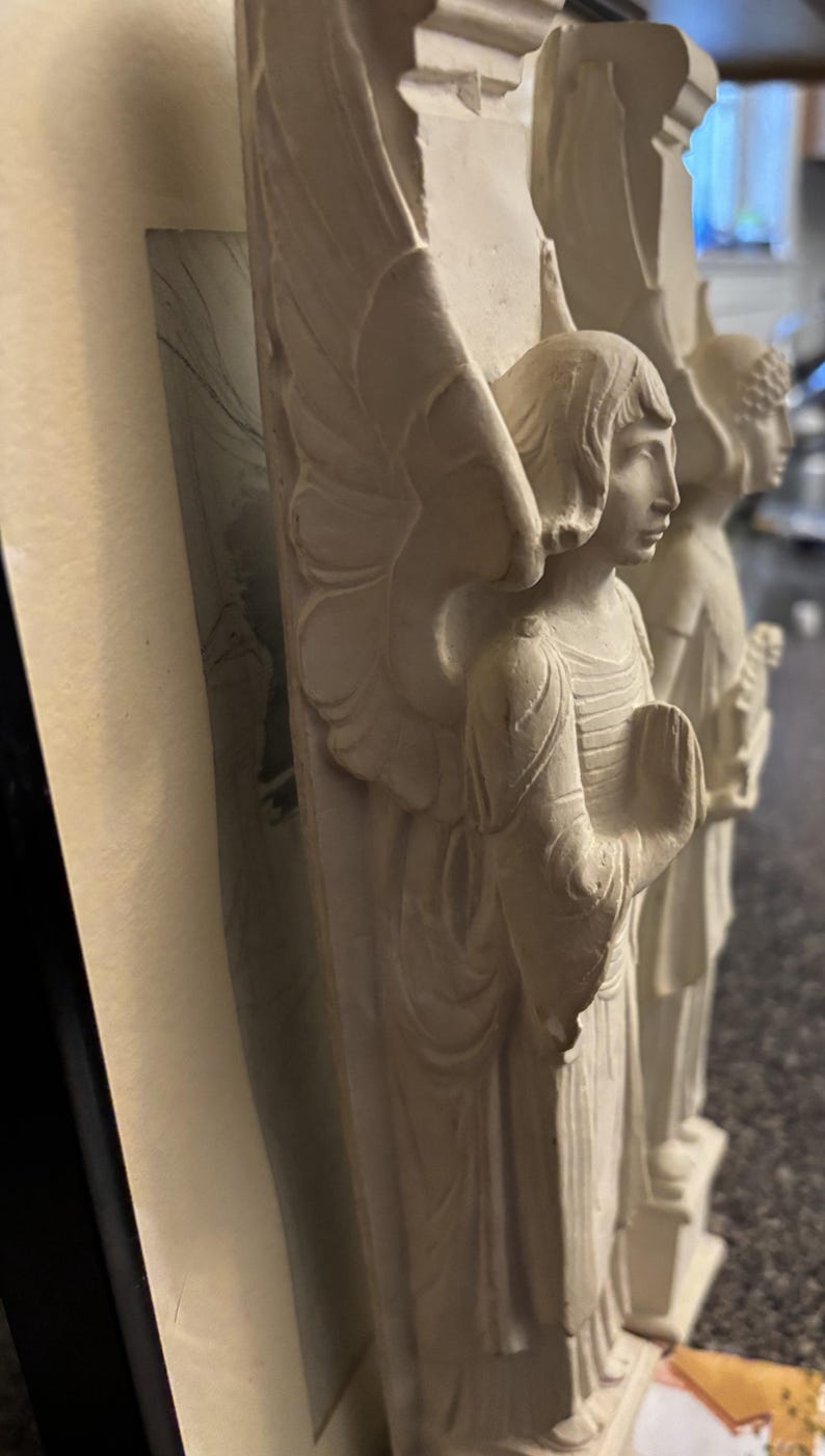 Plaster Angel Corbels Circa 1930 - Etsy