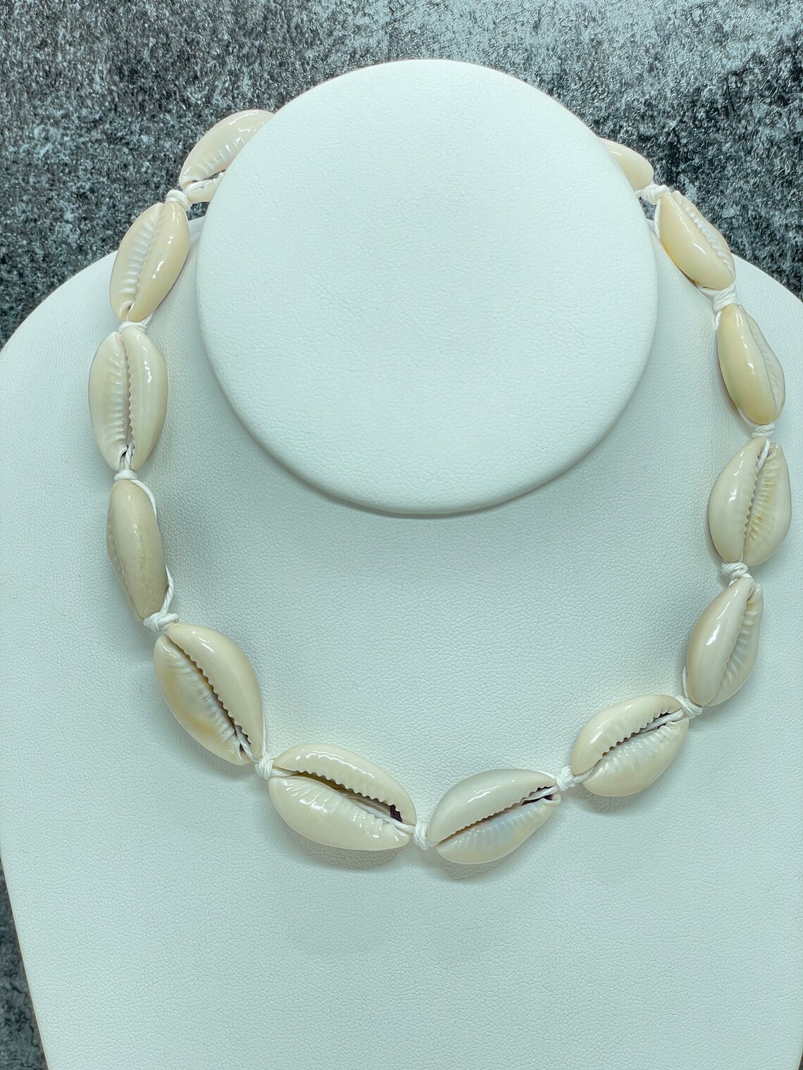 Cowrie Shell Necklace, Cowrie Shell Choker Necklace, Natural Cowrie ...