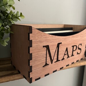 National Park Map Box. Travel Gift. - Etsy