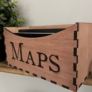 National Park Map Box. Travel Gift. - Etsy
