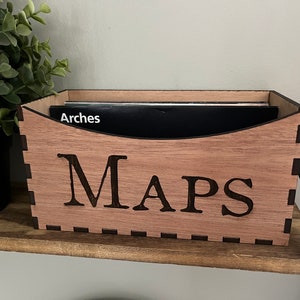 National Park Map Box. Travel Gift. - Etsy