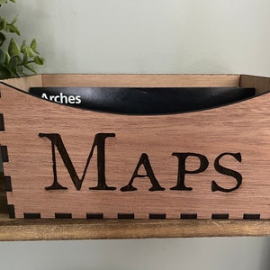 National Park Map Box. Travel Gift. - Etsy