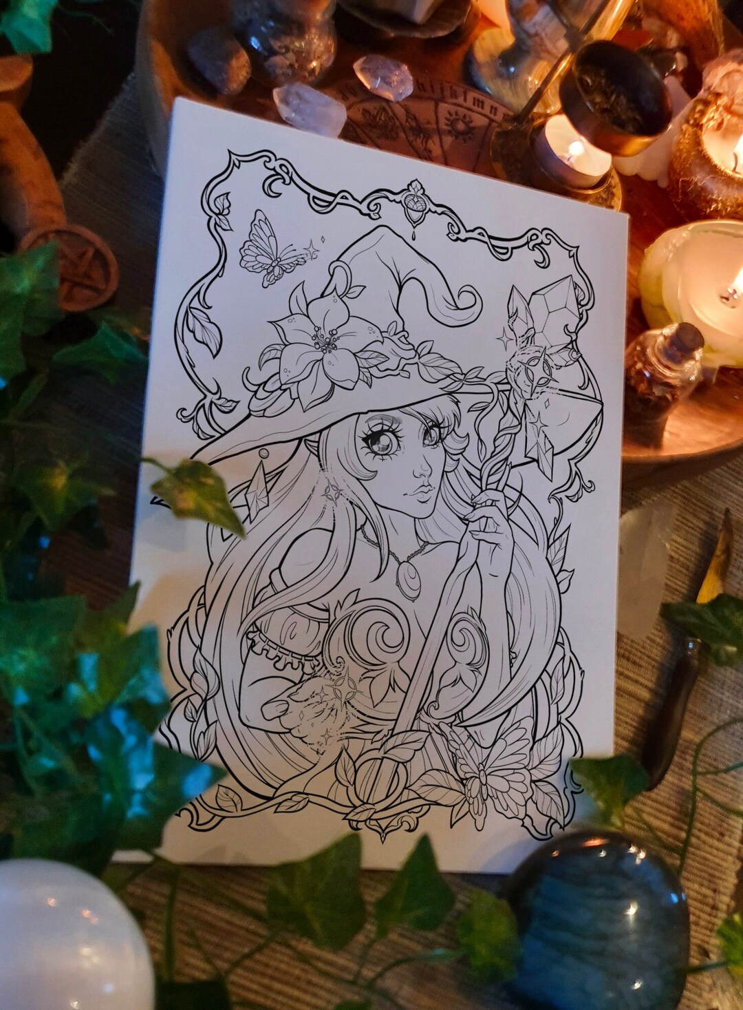 ENEBRO, para imprimir y colorear, dibujo para colorear - Etsy España