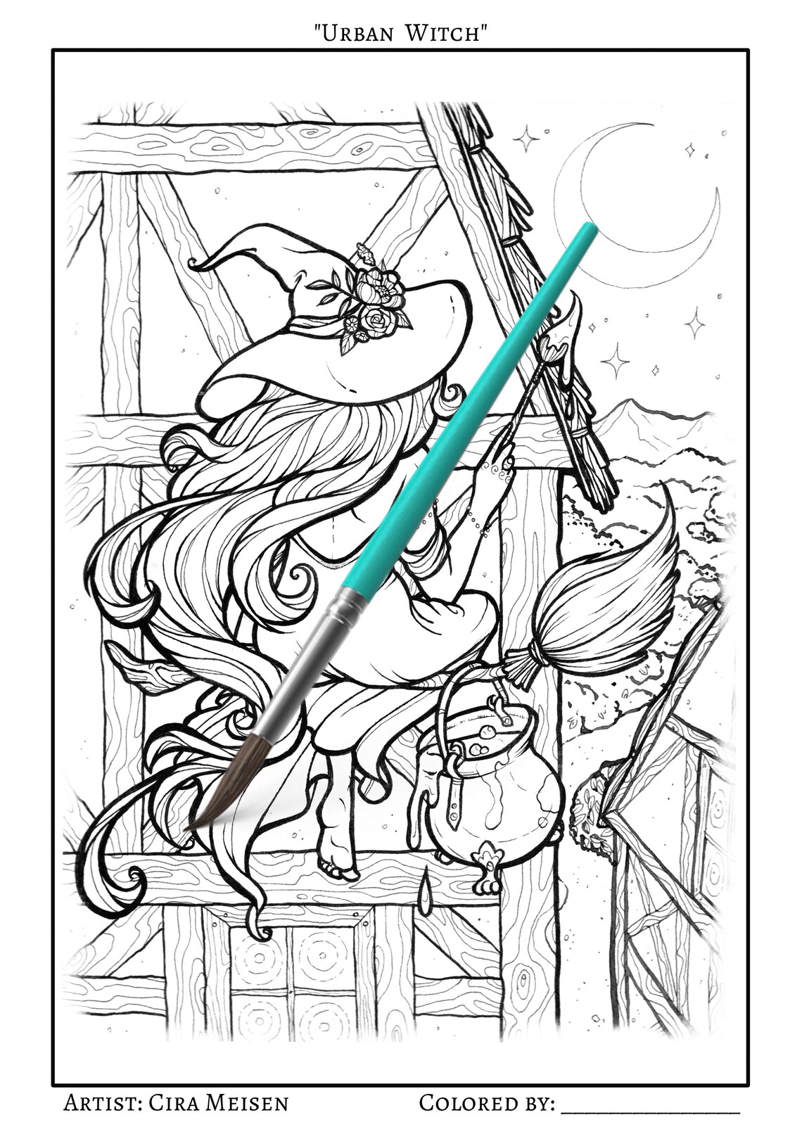 Cira's COLORING BOOK PART 1 Instant Download & Coloring | Etsy