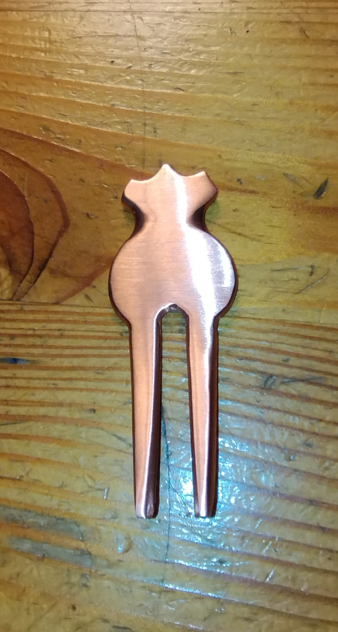 Sku# "the Copper Badge" Handmade Hand Ground Pure Copper Divot Tool by ...