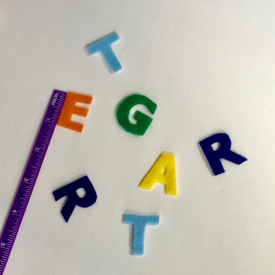 Custom-made Letters of the Name of Your Child With "my Quiet Book ...