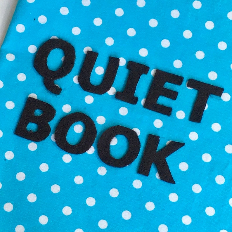 Quiet Book Sewing Pattern for the Cover Page: Letters Appliqué | PDF ...