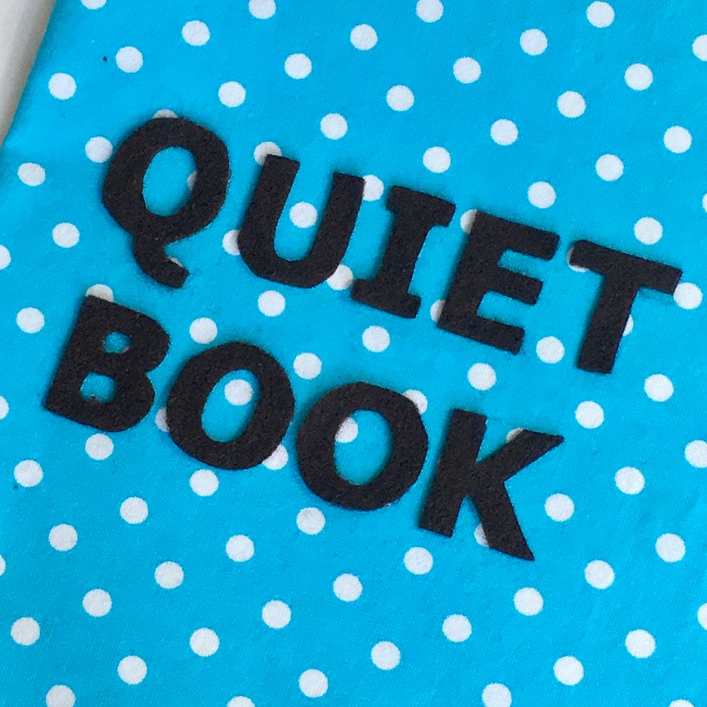 Quiet Book Sewing Pattern for the Cover Page: Letters Appliqué | PDF ...