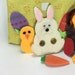 Bunny Finger Puppet PDF Pattern and Tutorial | Rabbit Finger Puppet ...