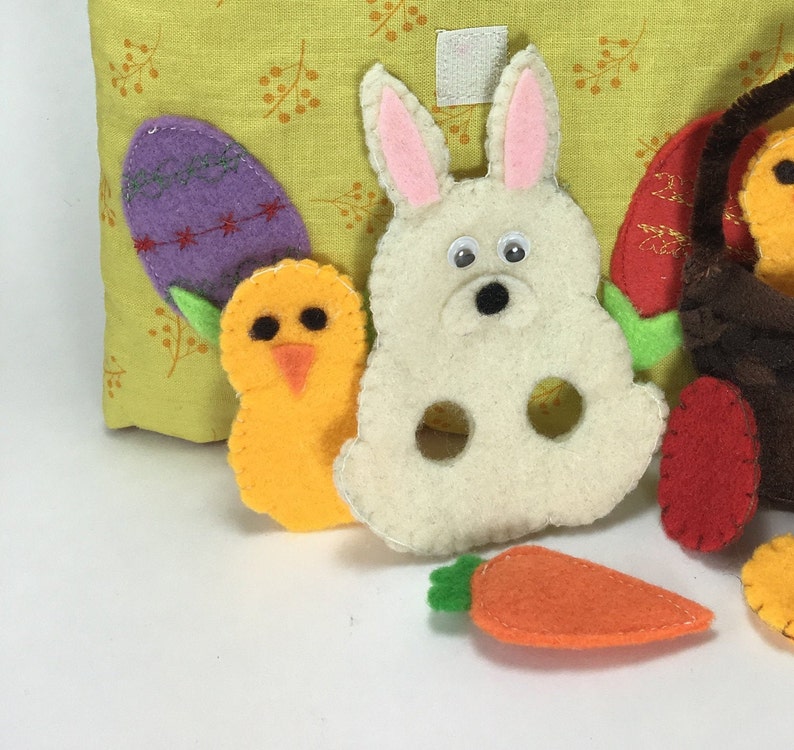 Bunny Finger Puppet PDF Pattern and Tutorial Rabbit Finger | Etsy