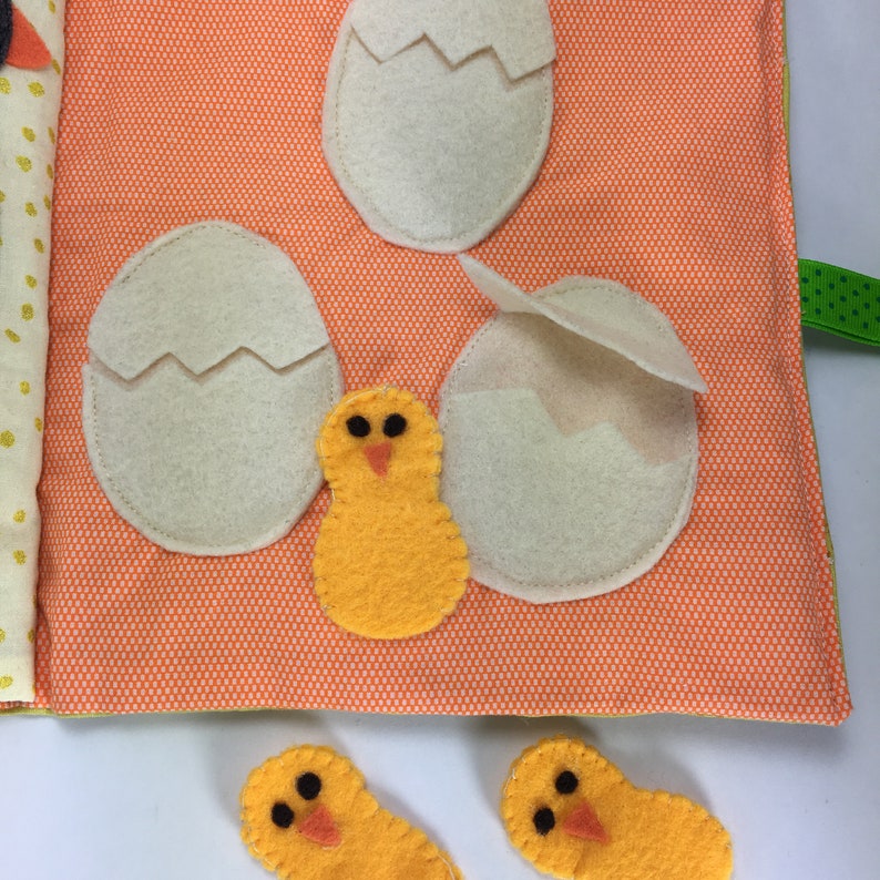 Easter Quiet Book Sewing Pattern and Tutorial With Easter Felt Bunny ...
